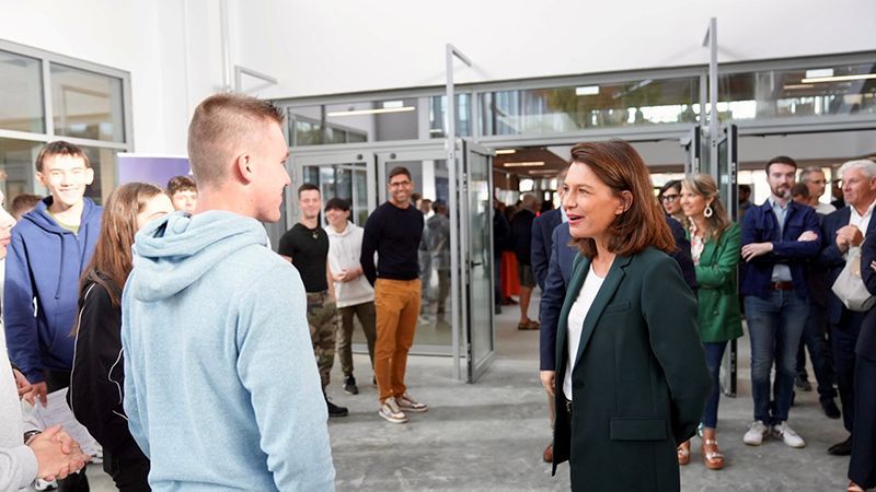 Rentrée 2024 : le lycée Alice-Milliat s’ouvre à Pont-Château | Région Pays de la Loire